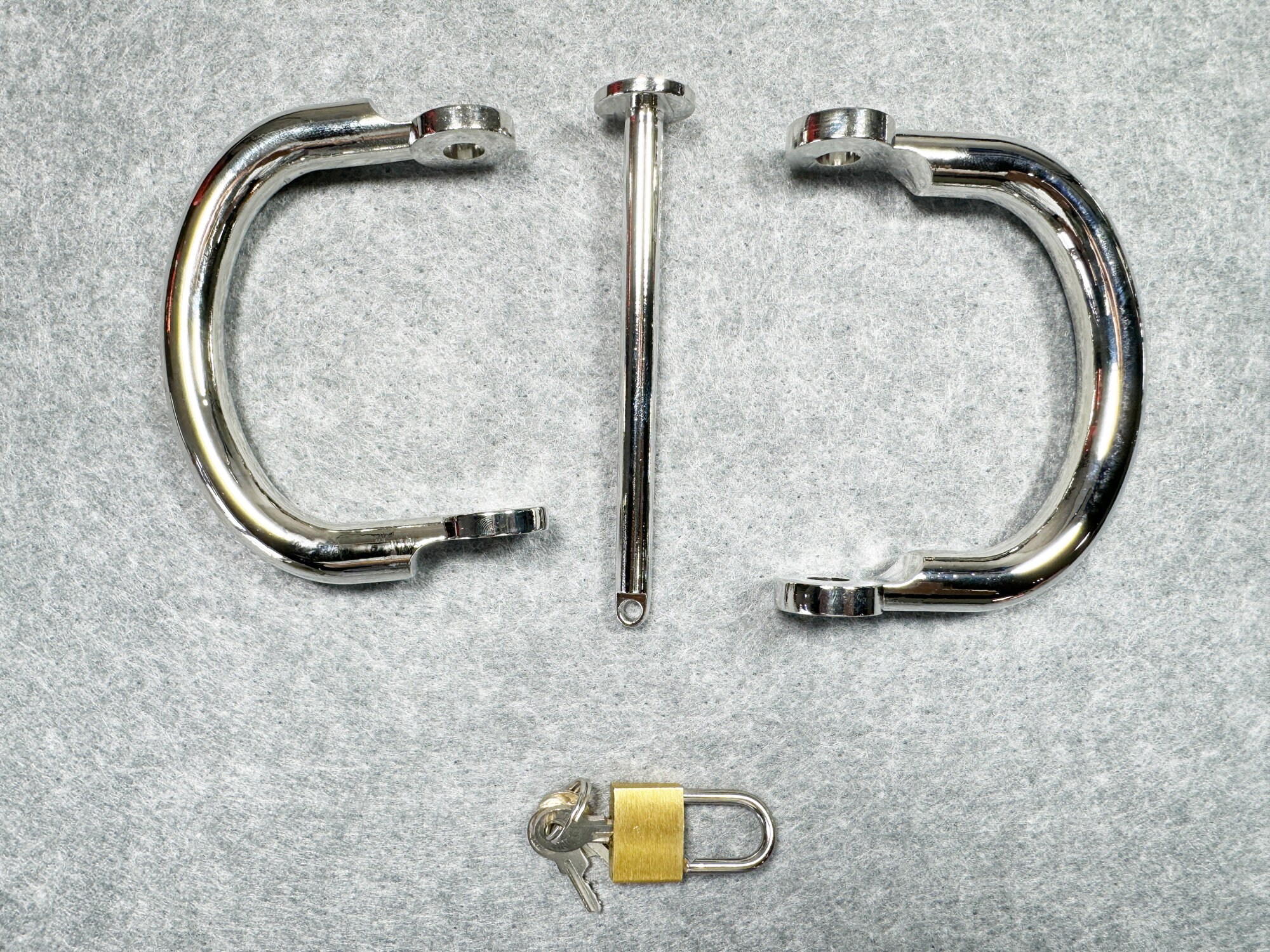 3 Sizes Alloy Leg Cuffs Handcuffs, Restraints Cuffs Ankle Restraints ...