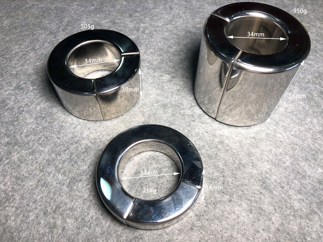 3 Sizes Metal Scrotum Stretcher Fashion Magnetize 304 Stainless Steel