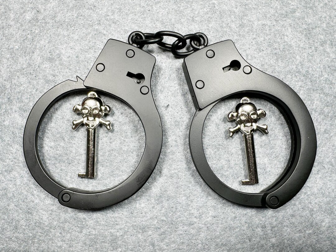 Black Steel Leg Cuffs: Ankle Restraints, Shackles - Etsy