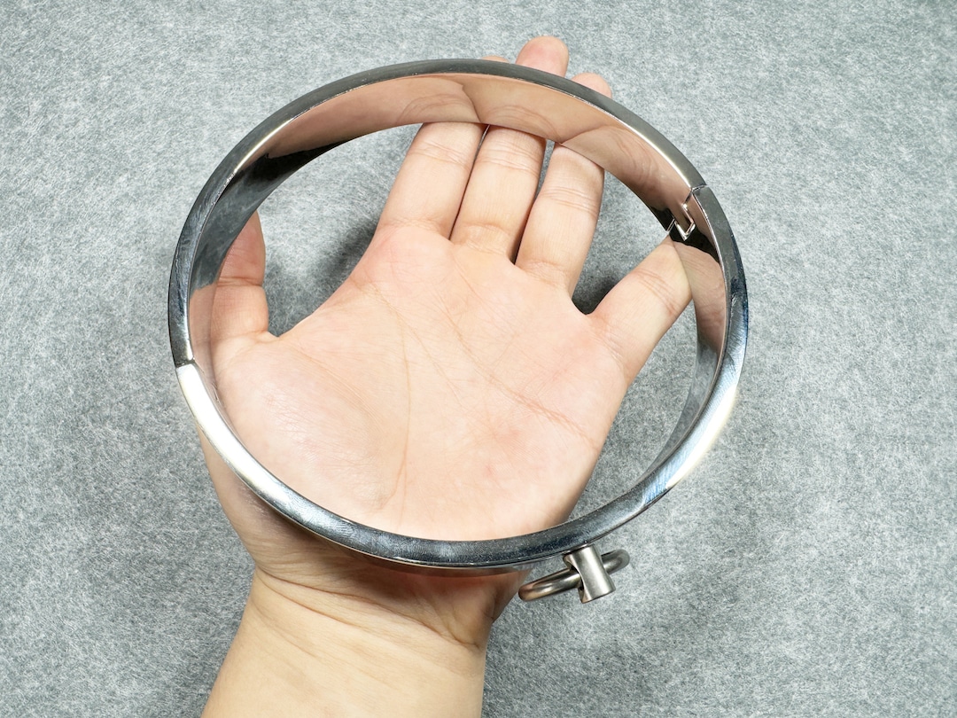 Handmade Alloys Locking Neck Collar Ring - Etsy