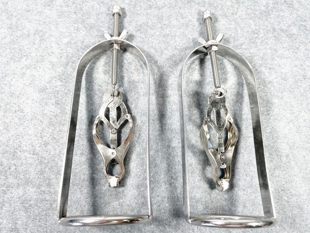 1 Set Kit Butterfly Nipple Clamps Clover Stretcher-laser Engraved - Etsy