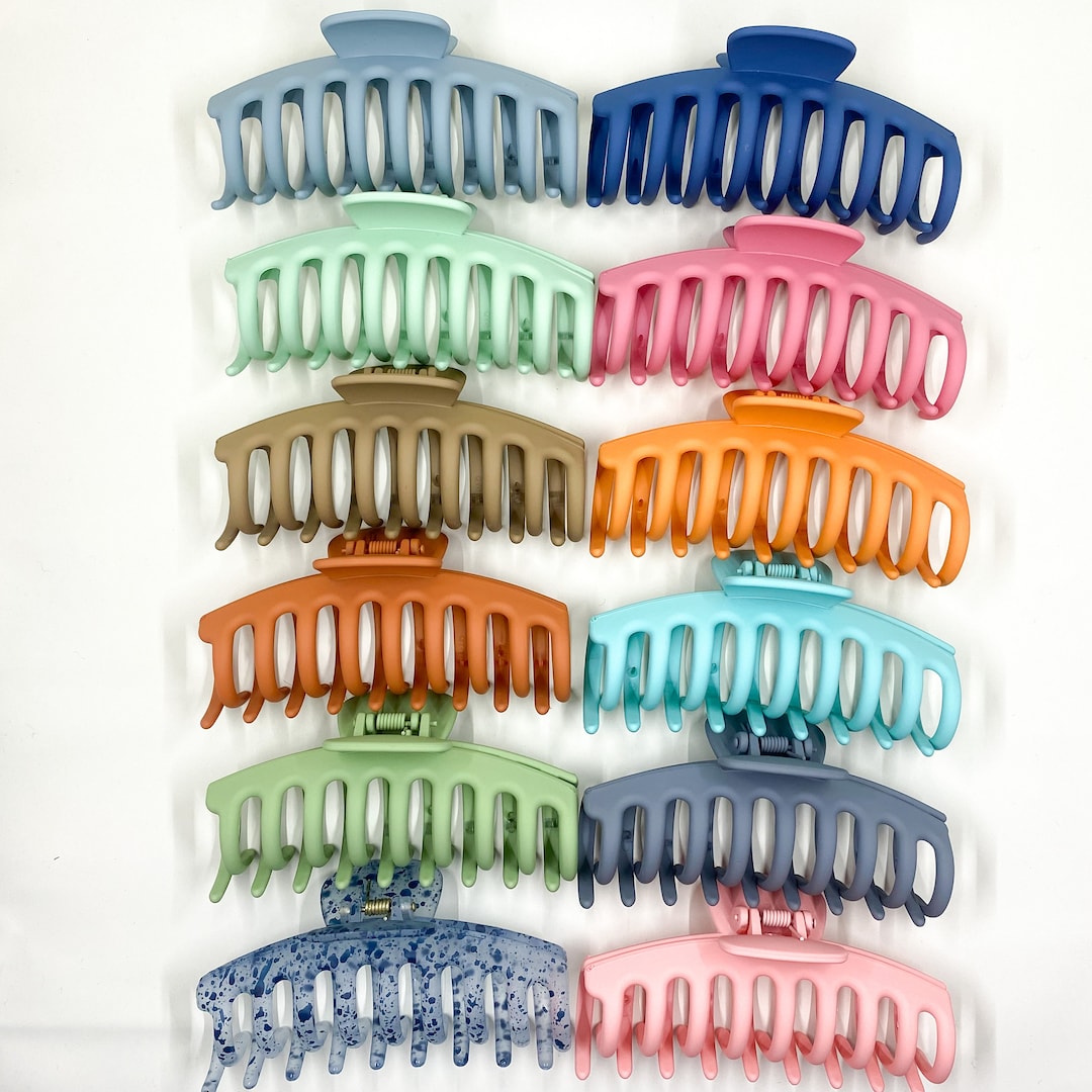 Claw Clip Matte Claw Clips, Rectangle Claw Clip, Hair Accessories ...