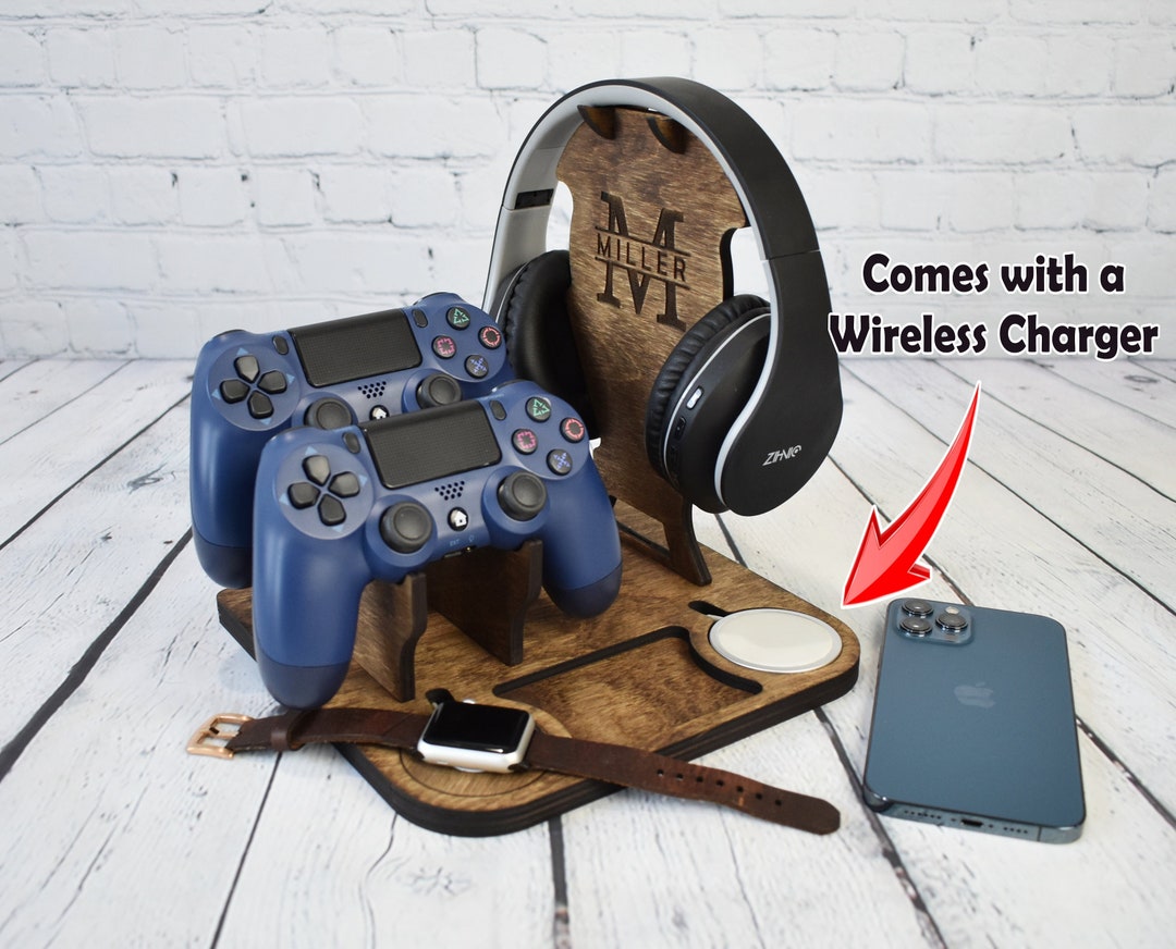 Wireless Headphone and Controller Stand, Tech Gifts, Headset Holder ...
