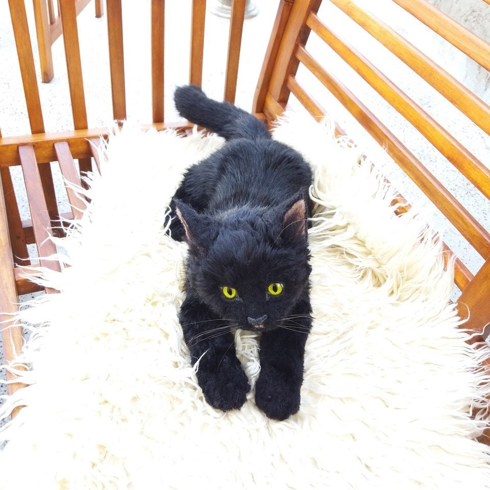 Kitten Made by Hand From Faux Fur and Combed Wool. Looking Realistic ...