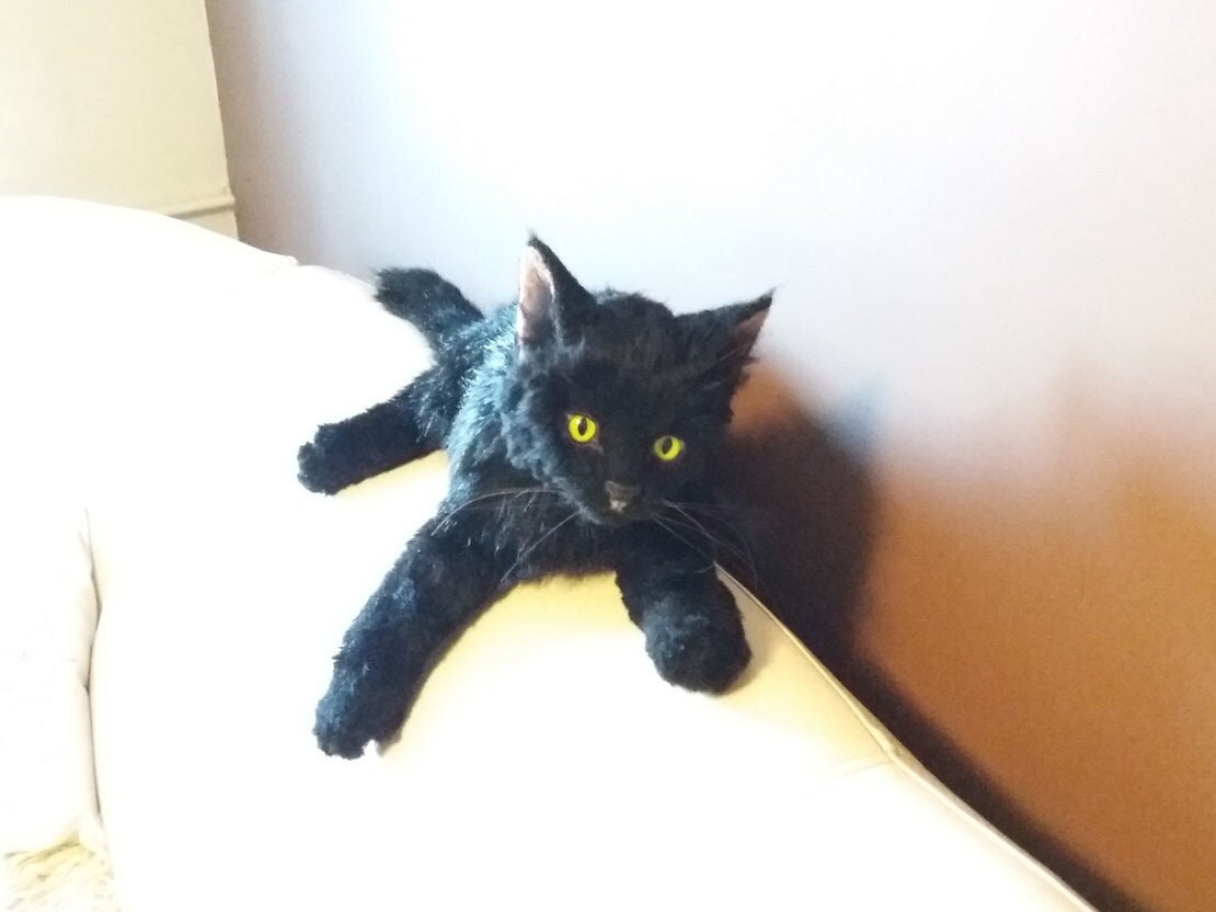 Kitten Made by Hand From Faux Fur and Combed Wool. Looking Realistic ...