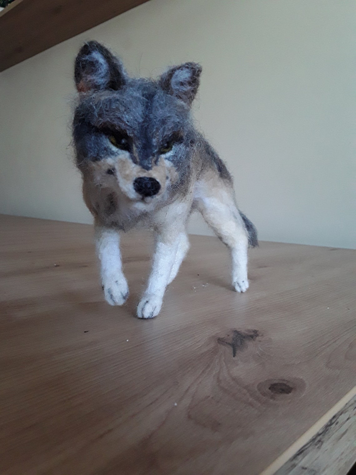 Wolf. Figure of Combed Wool Felt Wolf. - Etsy