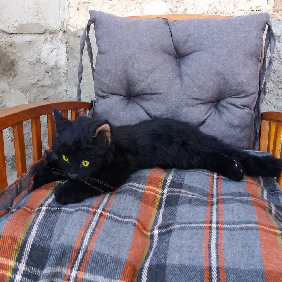 Kitten Made by Hand From Faux Fur and Combed Wool. Looking Realistic ...