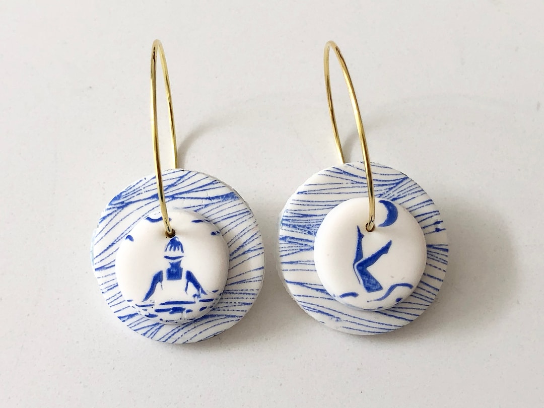 Wild Swim Wild Swimming Earrings Necklace Keyring Brooch - Etsy UK