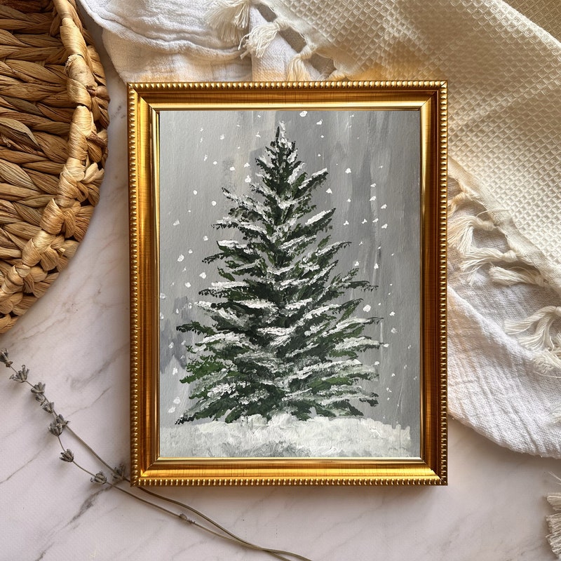 Winter Tree Print - Etsy