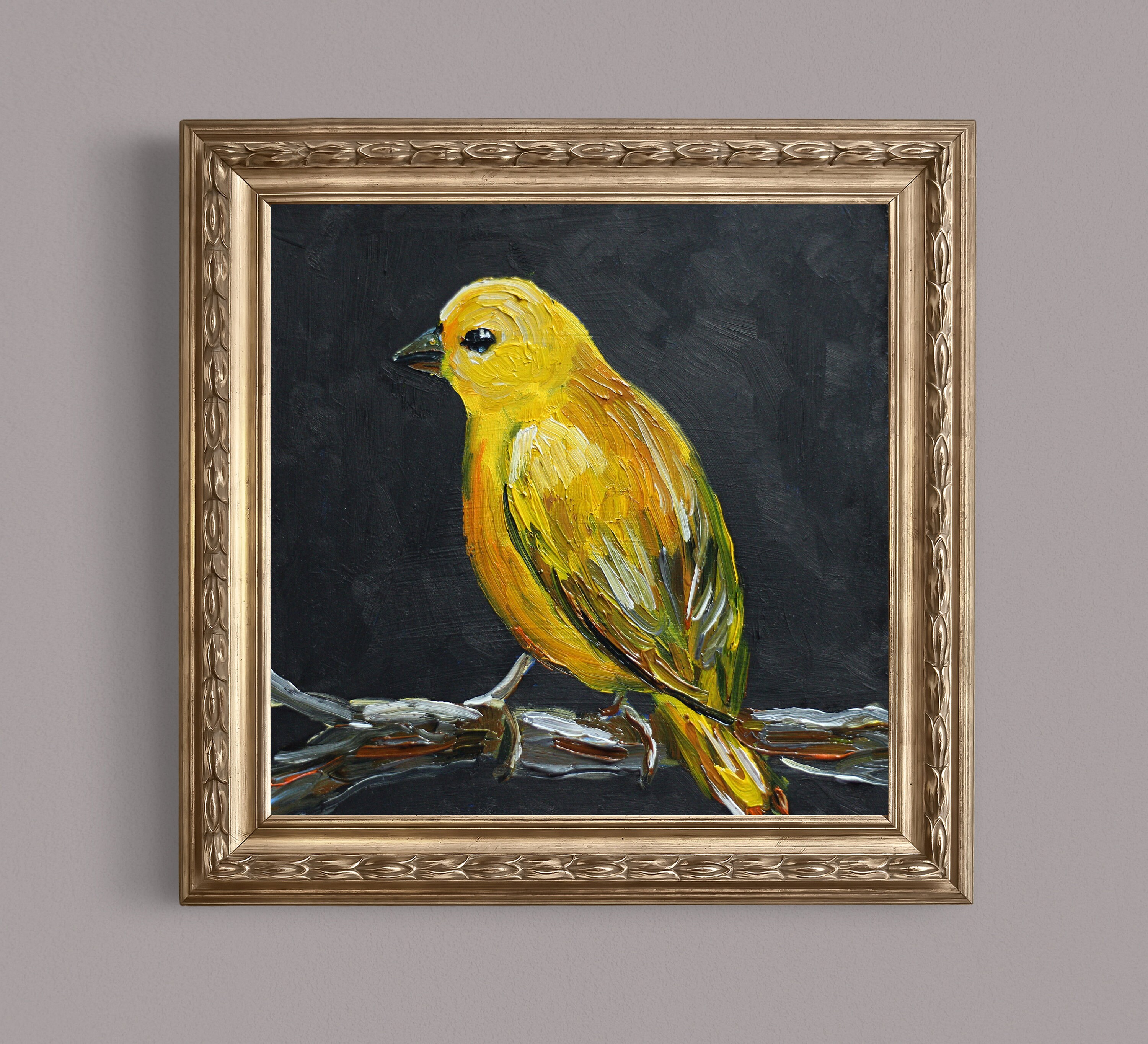 Goldfinch Art Print Rustic Bird Art Goldfinch Artwork Cute - Etsy