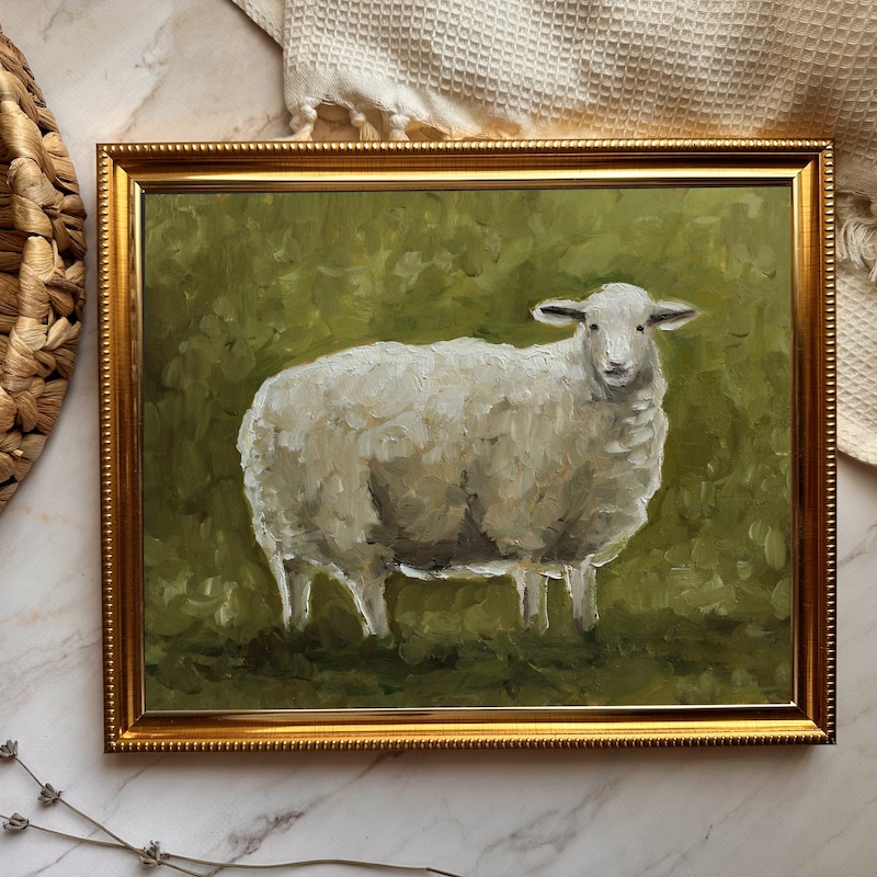 Sheep Painting - Etsy