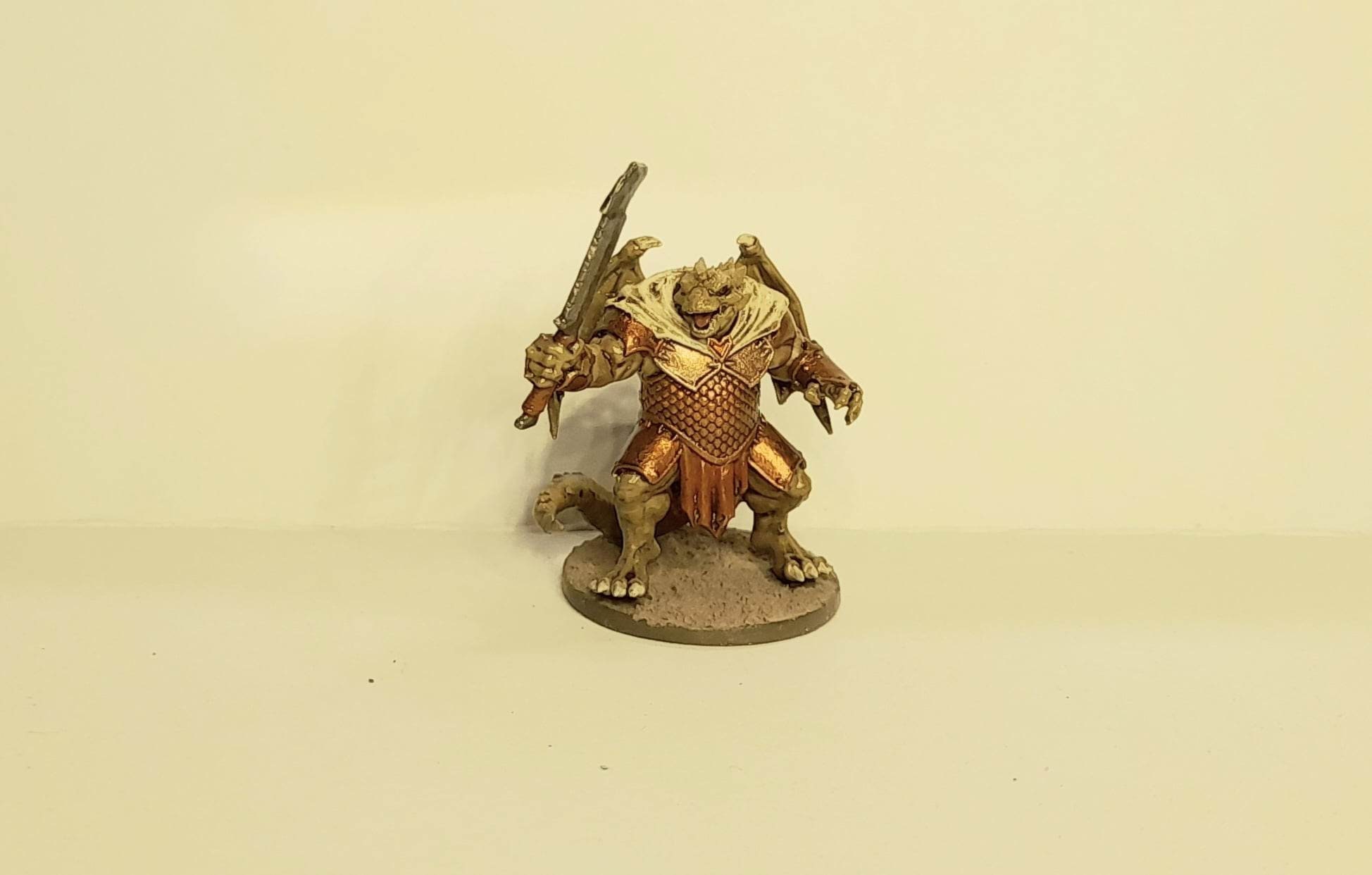 Draconian-warrior-ballin-pre Painted-dnd-rpgs-tabletop Gaming - Etsy