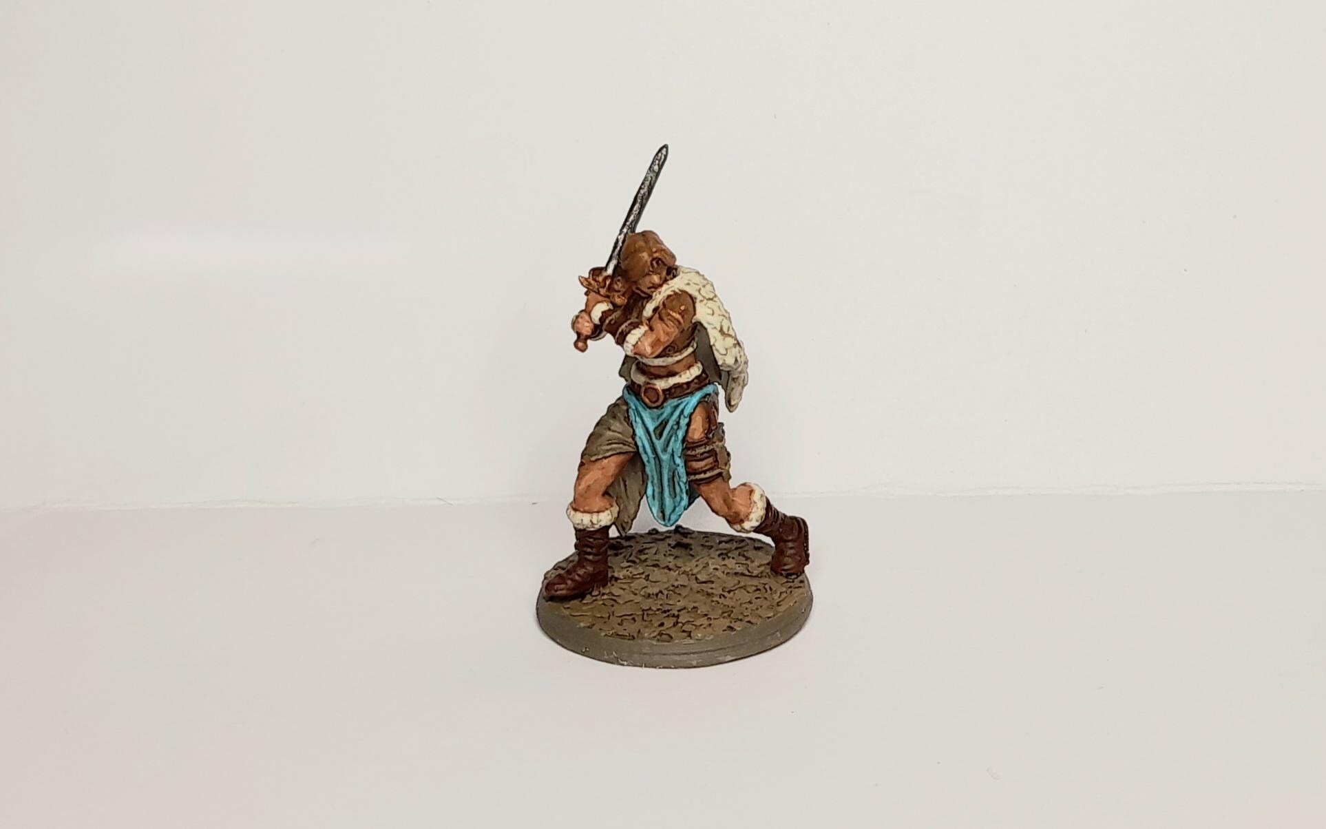 Female Barbarian Valkyrie-pre Painted-dnd-rpgs-tabletop Gaming - Etsy