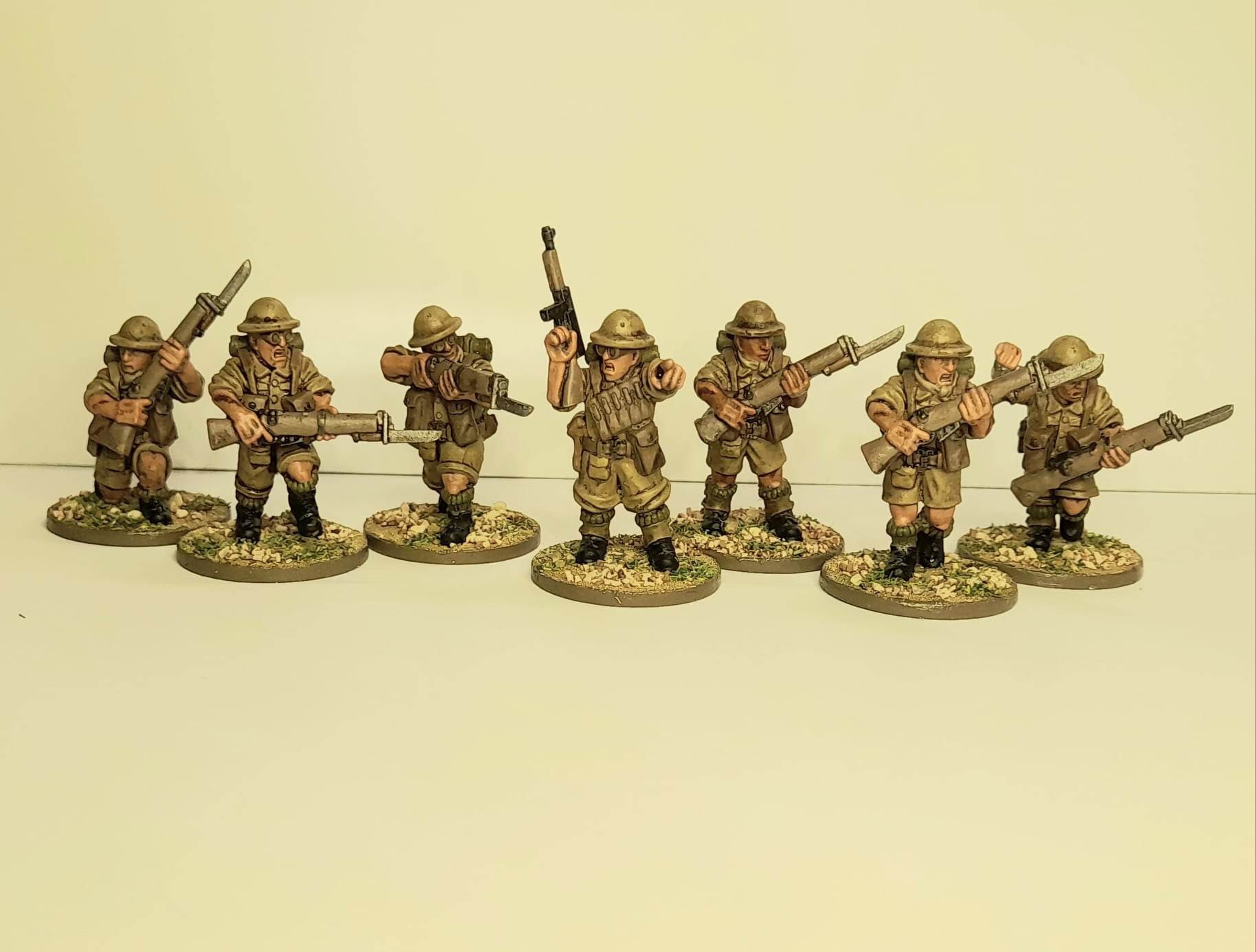 WW2 8th Army Rifle Squad 1, 28mm, Hand Painted, Bolt Action - Etsy