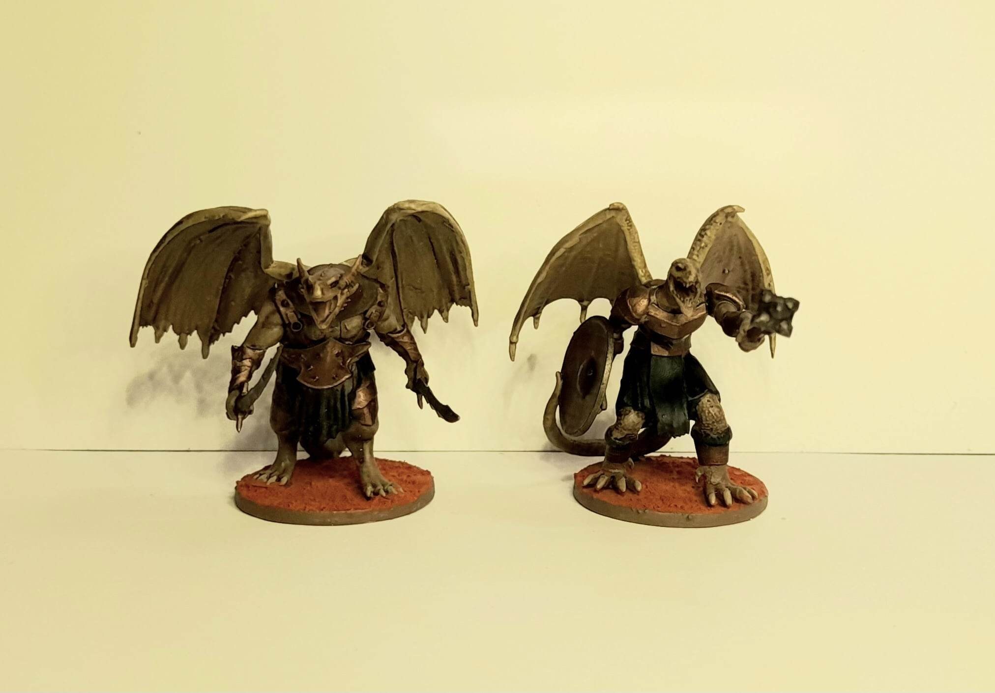 Draconian Miniatures for Tabletop Gaming Rpgs, Prepainted Ready to Play ...
