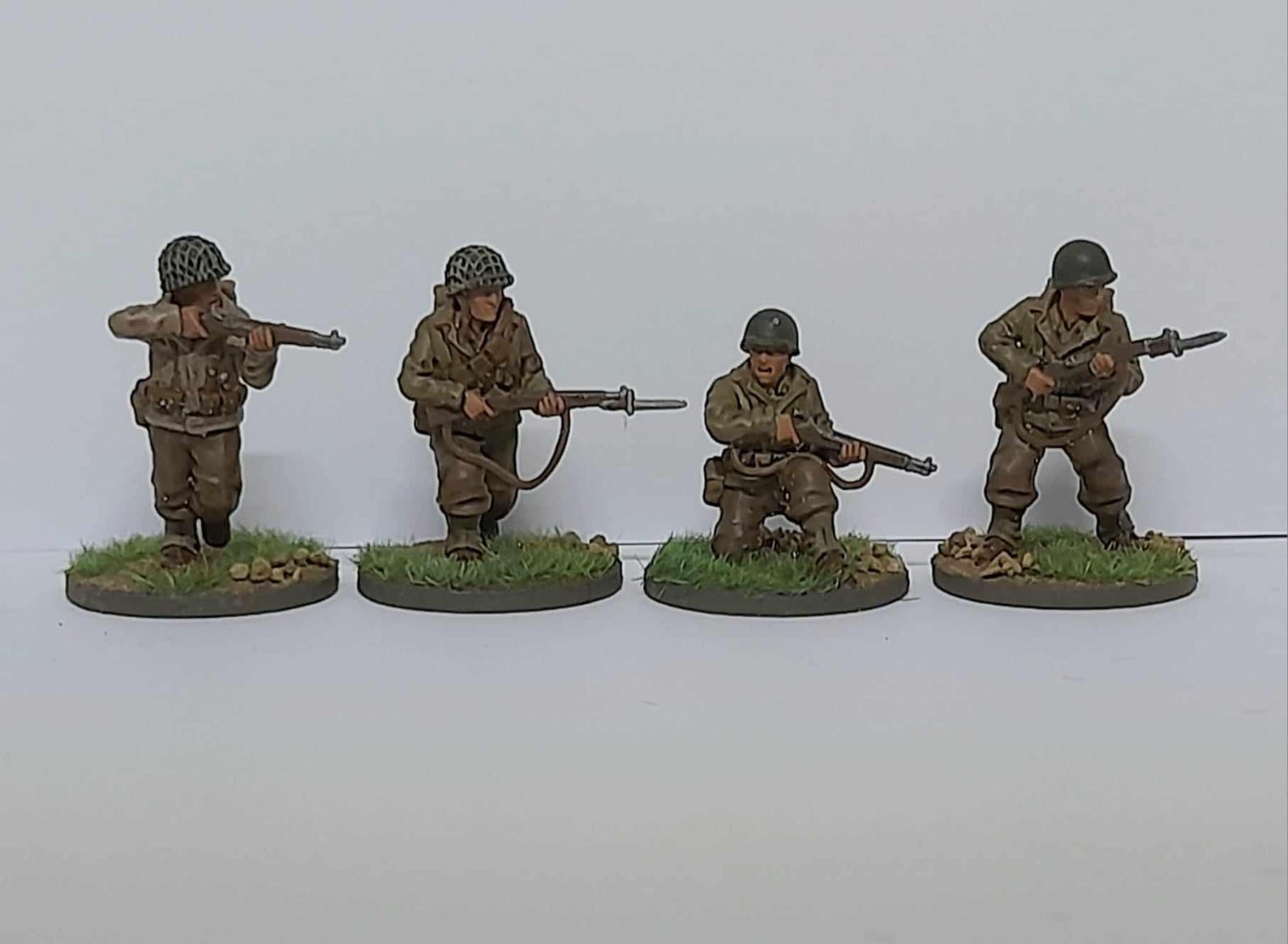 WW2 US Riflemen 01 X 8_hand Painted_28mm_bolt Action - Etsy