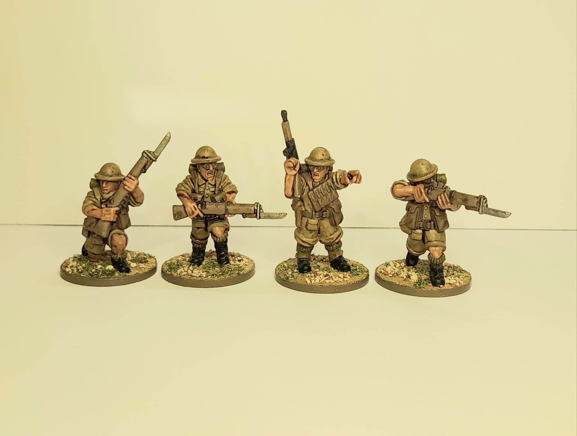 WW2 8th Army Rifle Squad 1, 28mm, Hand Painted, Bolt Action - Etsy
