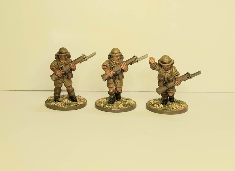 WW2 8th Army Rifle Squad 1, 28mm, Hand Painted, Bolt Action - Etsy