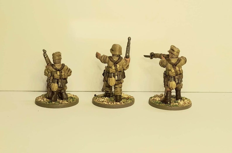 WW2 Africa Core Rifle Squad 2, 28mm, Hand Painted, Bolt Action - Etsy