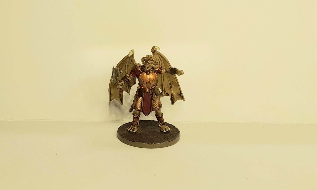 Draconian-heprax-pre Painted-dnd-rpgs-tabletop Gaming - Etsy