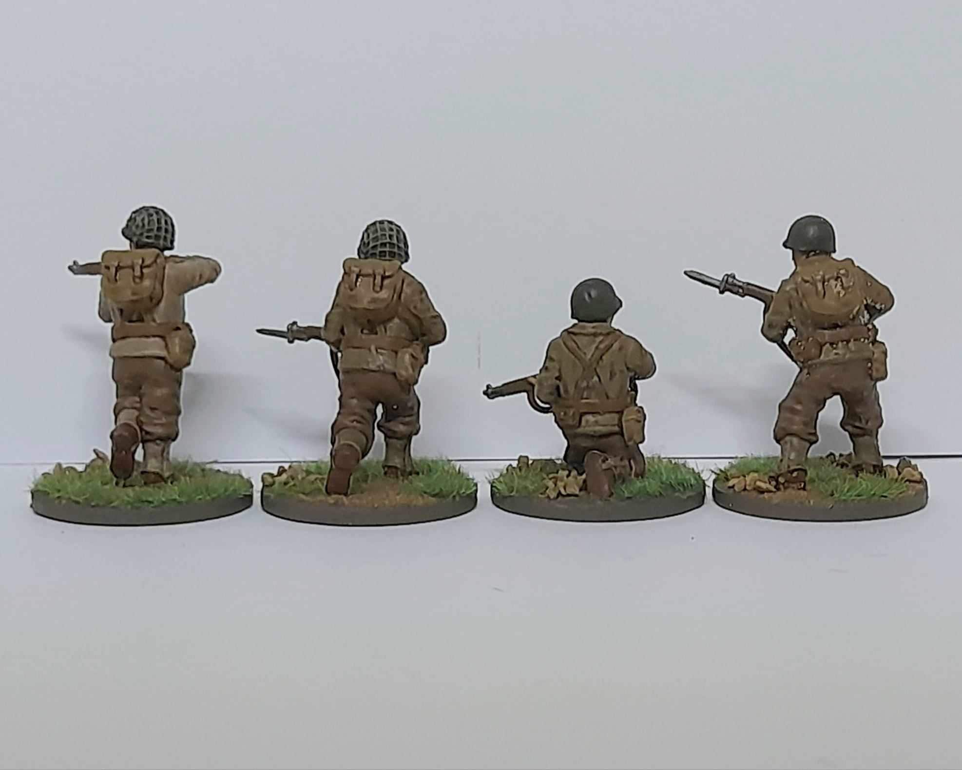 WW2 US Riflemen 01 X 8_hand Painted_28mm_bolt Action - Etsy
