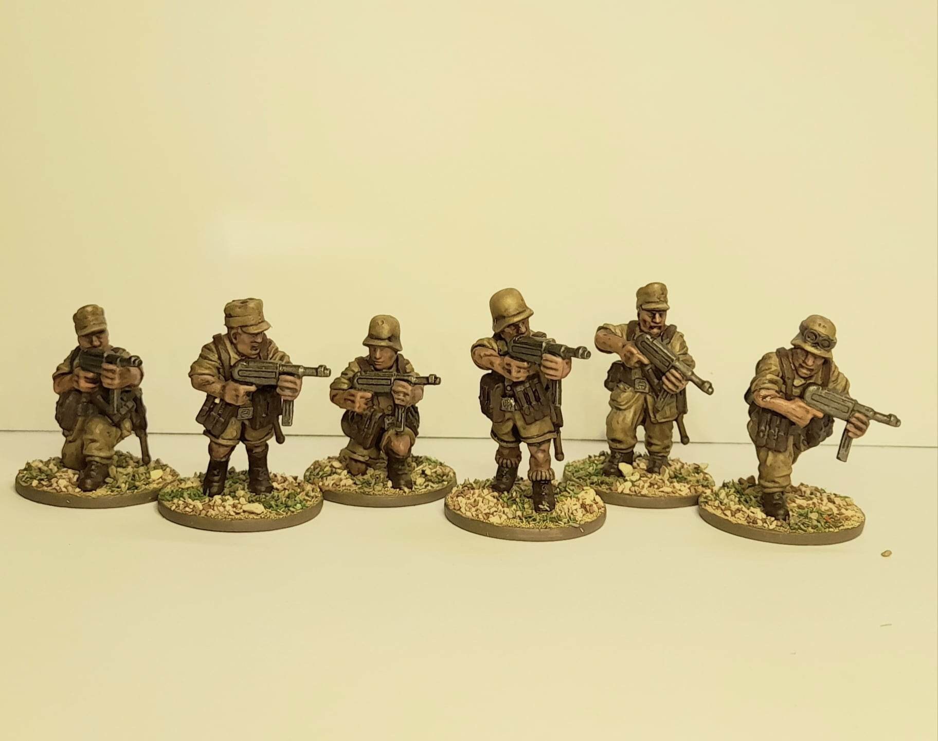 WW2 Africa Core SMG Squad, 28mm, Hand Painted, Bolt Action - Etsy