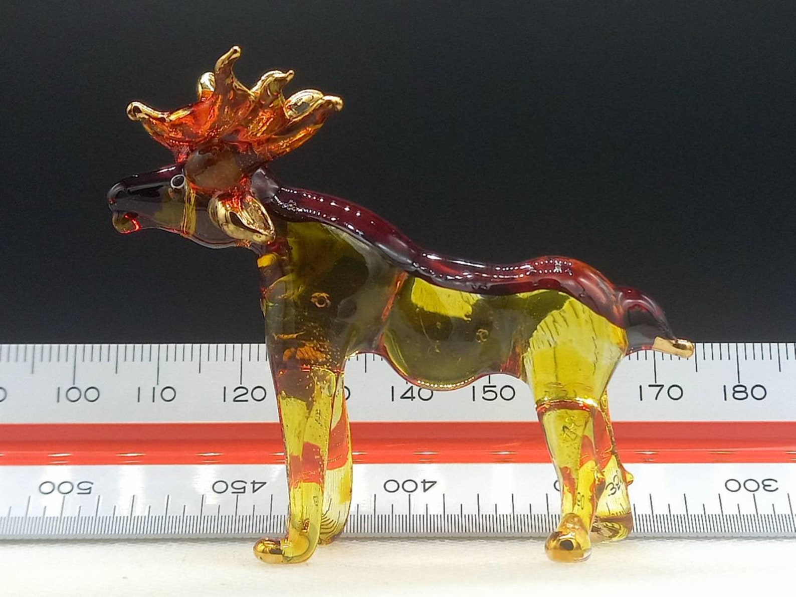 Handmade Moose Glass Blown Figurine Tiny Moose Glass - Etsy