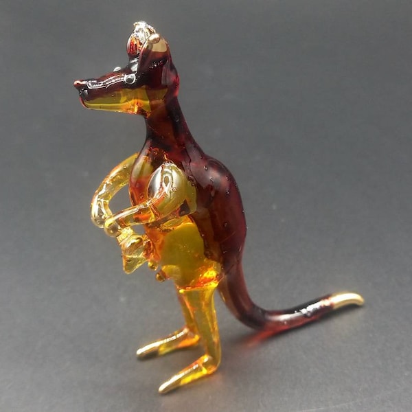 Kangaroo Figurine - Etsy