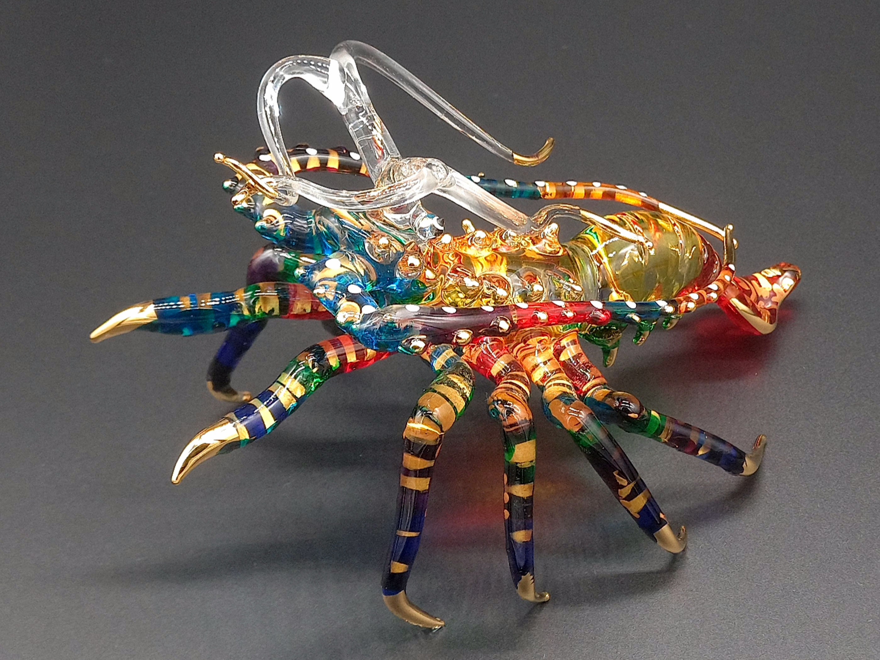 Giant Lobster Glass Blown Figurine , Colorful Lobster - Etsy