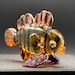 Handmade Crown Fish Glass Blown Figurine - Tiny Fish Glass Statue/tiny ...