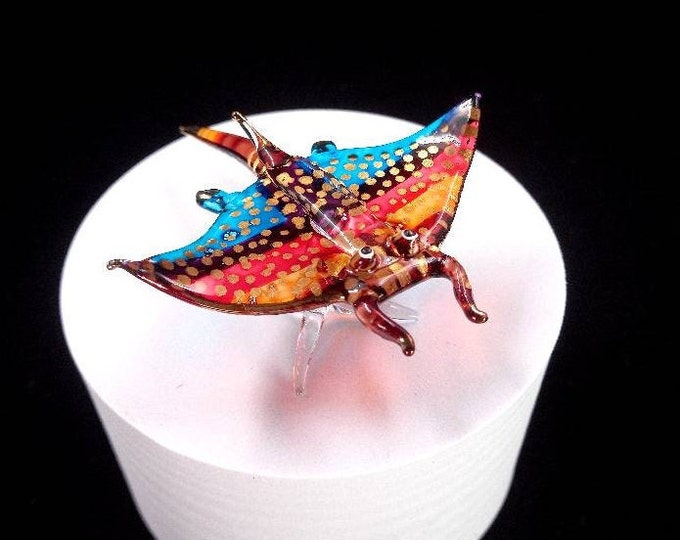 Blown Glass Stingray Glass Figurines Stingray Figurine Animal Figurine ...