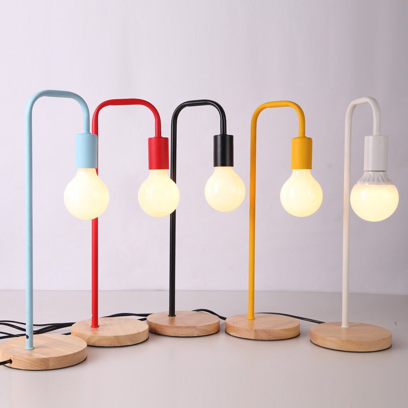 Modern Metalwood Adjustable Reading Desk Lamp Table Lights | Etsy