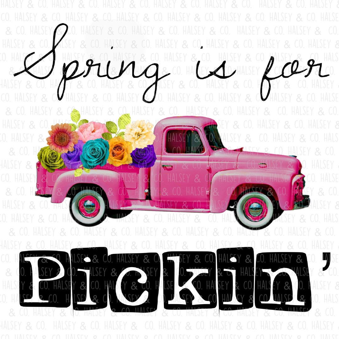 Spring is for Pickin High Resolution Digital Art - Etsy