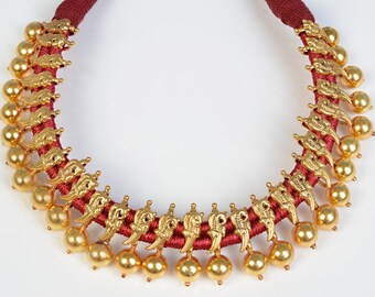 Gold Dholki Necklace - Etsy