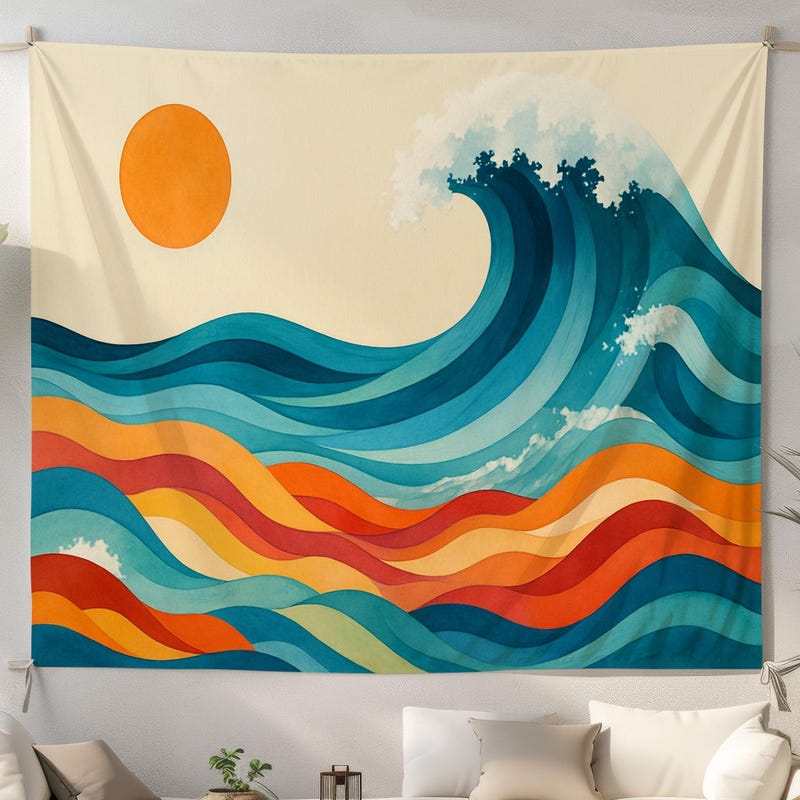 Ocean Tapestry - Etsy