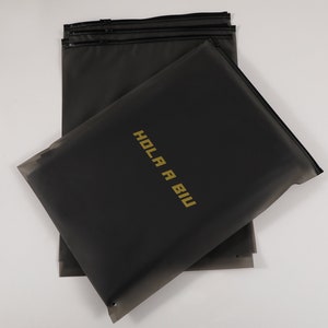 Custom High Quality Black Matte Bag for Packing Clothes，cloth Packaging ...