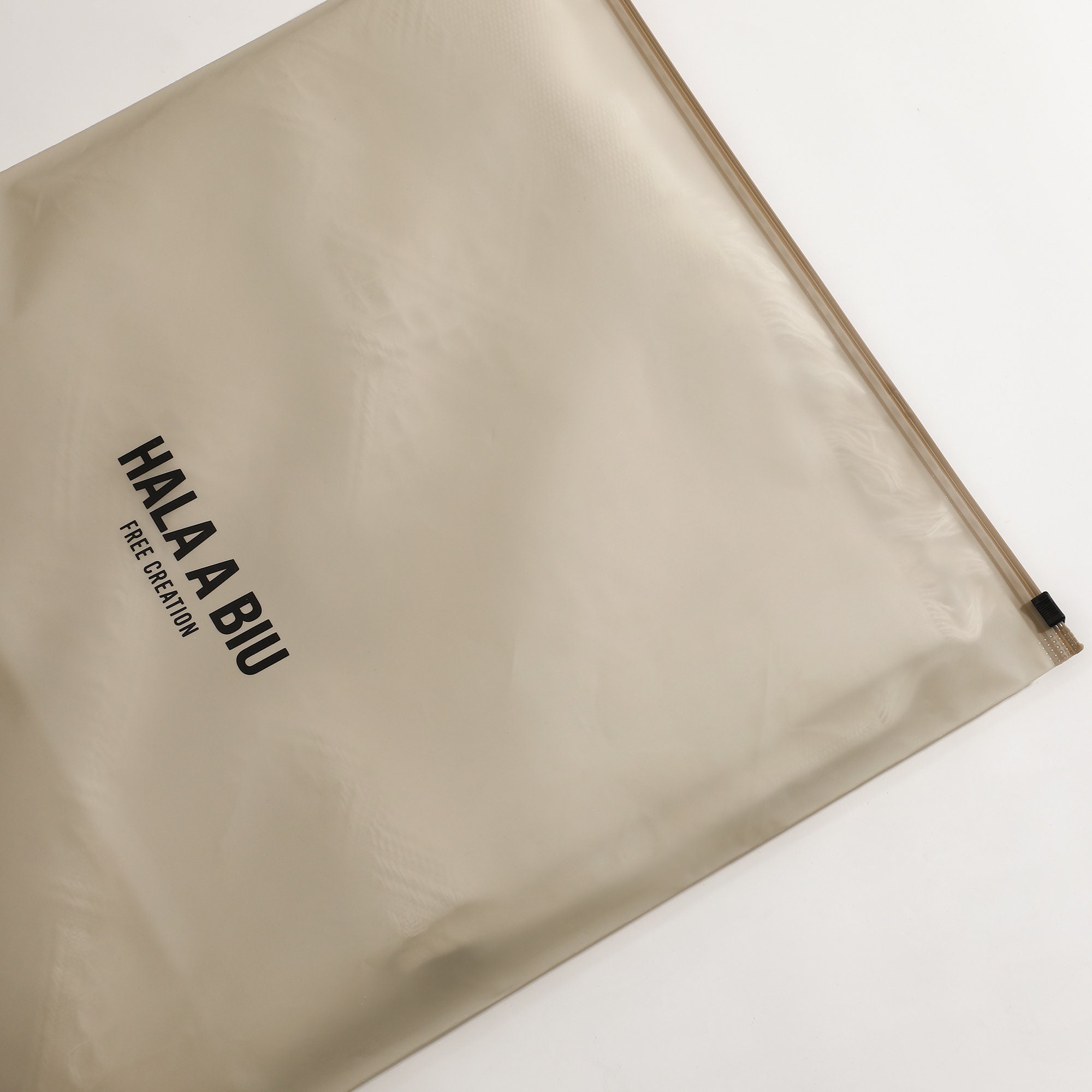 Custom Dark Beige Frosted Plastic Bags, Clothes Packaging - Etsy