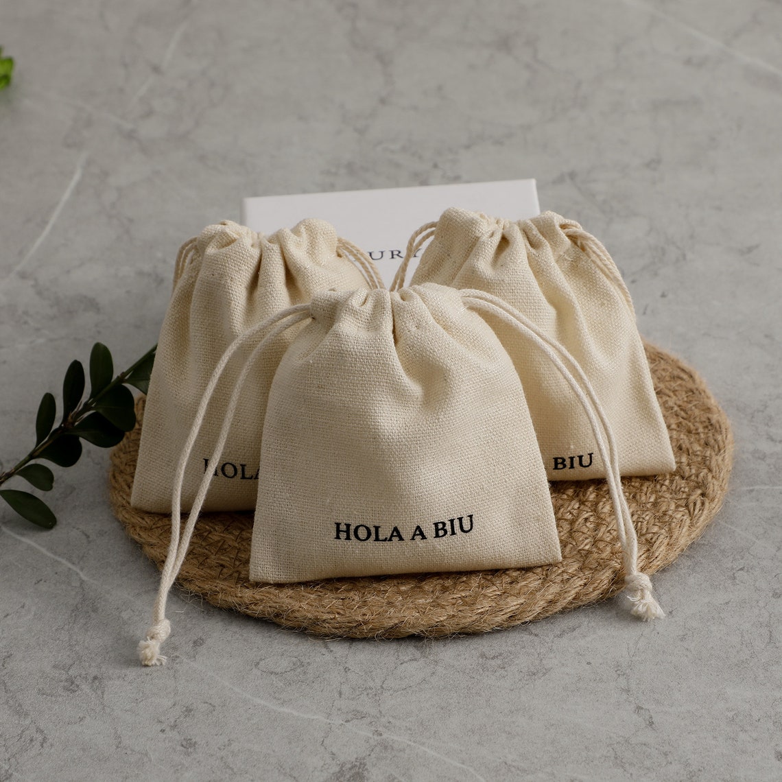 100pcs -custom Cotton Drawstring Jewelry Bag，customized High-quality ...