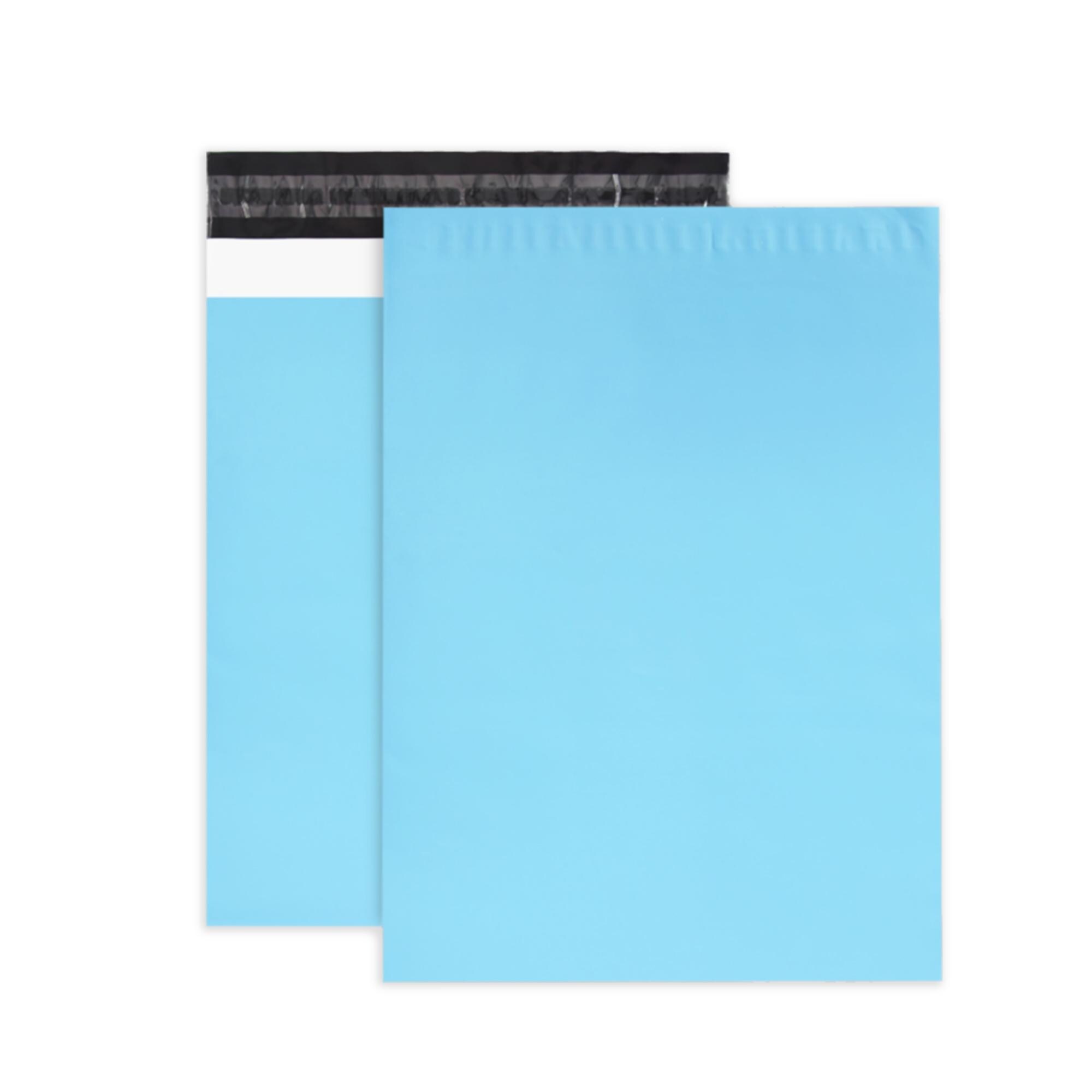 Custom Cream Blue Poly Mailers, One Color Logo, Matte Postage Bag - Etsy