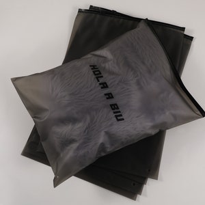 Custom High Quality Black Matte Bag for Packing Clothes，cloth Packaging ...