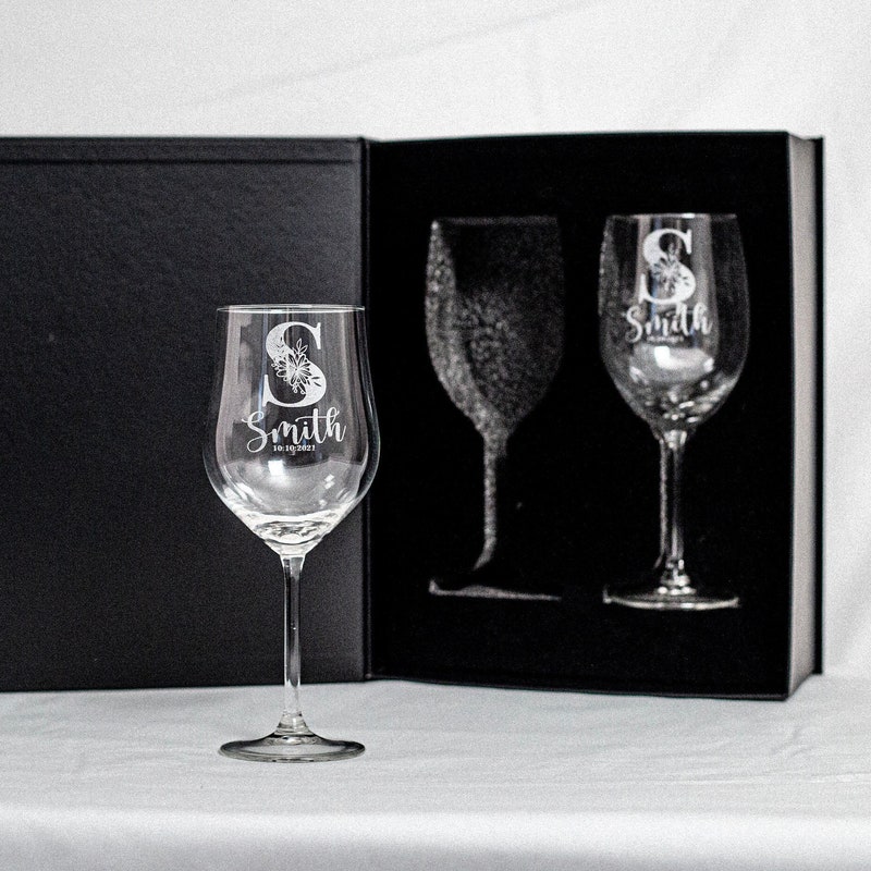 Personalized Wine Glasses - Etsy