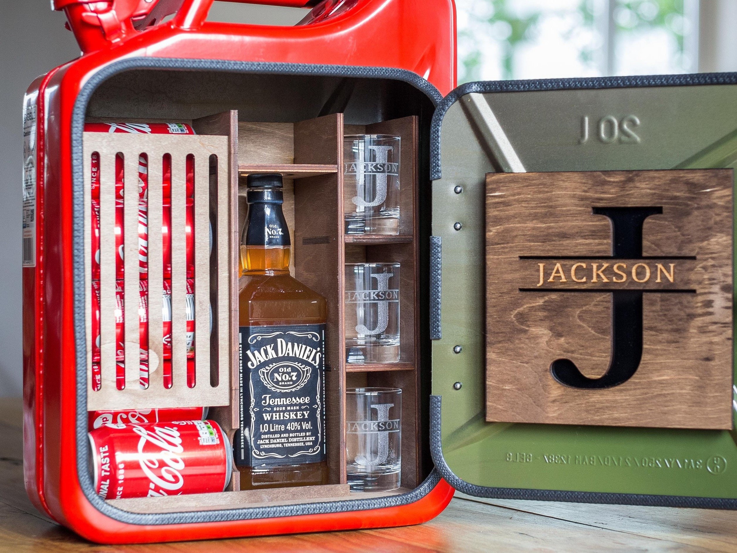 The Ultimate Man Cave Accessory - Handmade Jerry Can Mini Bar, Fathers ...