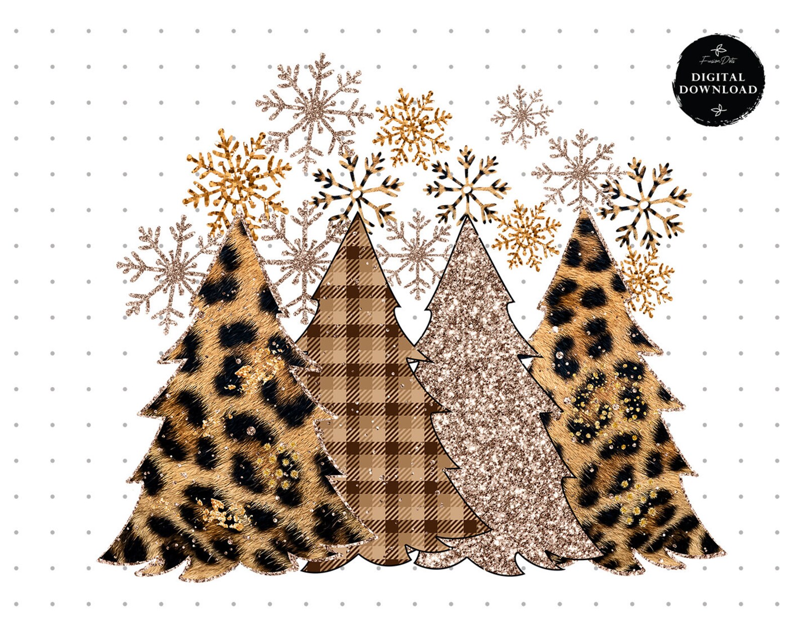 Christmas Trees Sublimation Design Sublimation Christmas - Etsy