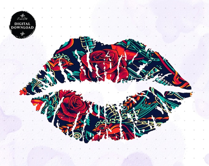 Leopard Dripping Lips Clipart Dripping Lip Bite Lips Sublimation ...
