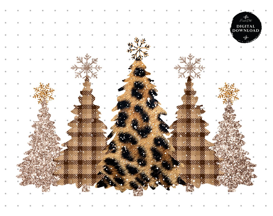 8 Christmas Trees Sublimation Design Bundle Sublimation - Etsy
