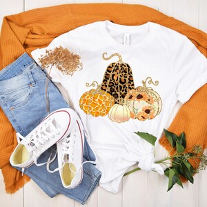 Leopard Pumpkin Thanksgiving Sublimation Design Gold Pumpkins - Etsy