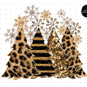 8 Christmas Trees Sublimation Design Bundle, Sublimation Christmas ...