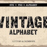 Distressed Font SVG, Distressed Font TTF, Instant Download, Font Svg ...