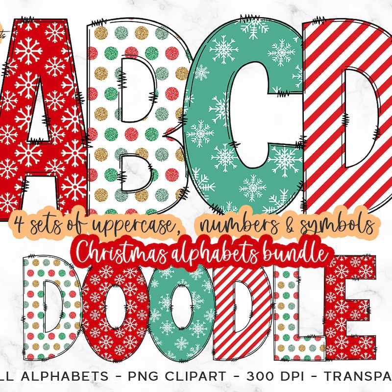 Christmas Doodle - Etsy