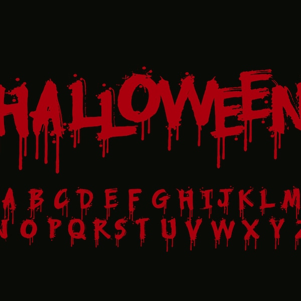 Dripping Letters - Etsy